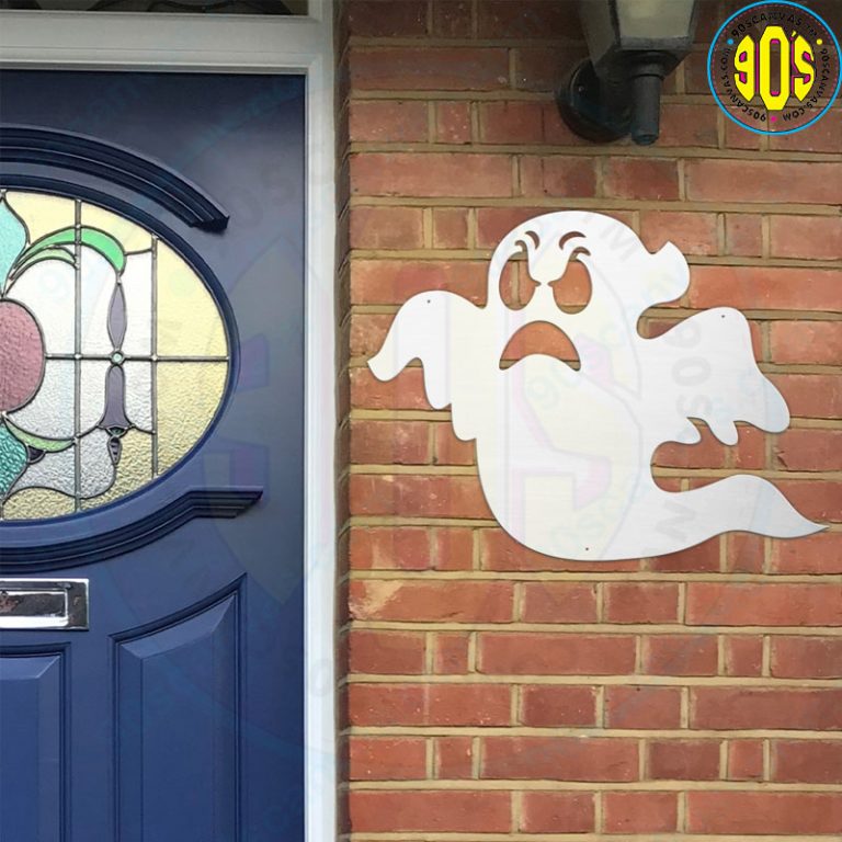 Halloween Custom Metal Sign | Cute Ghost Boo | 90scanvas